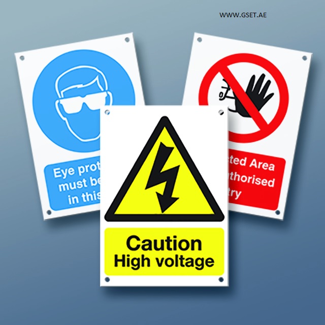 Self-adhesive Safety Signs | Trade and Supply | +971-4-229-3533